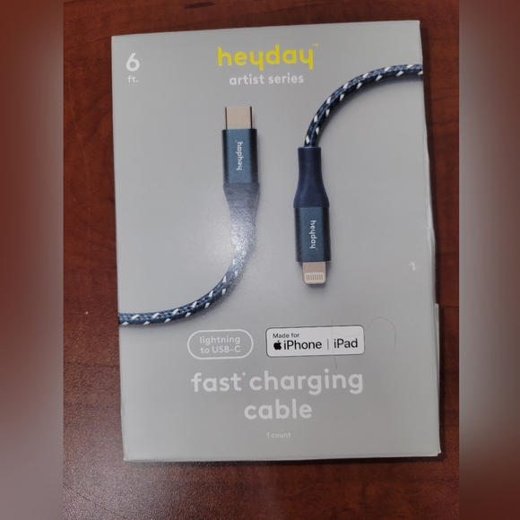 heyday | Cell Phones & Accessories | Heyday Blue Charging Cable ...